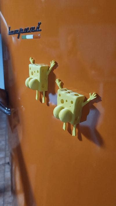Spongebob Fridge Magnet By Employeesmwh Makerworld Download Free 3d Models