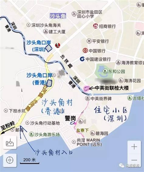 中英街全景地图 中英街地图 伤感说说吧