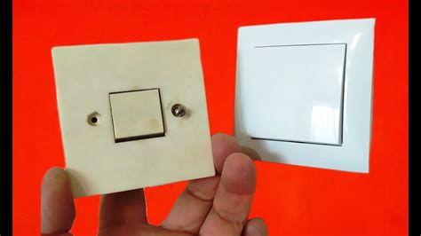 Замена выключателя света Ставим одноклавишный выключатель в старую коробку Youtube