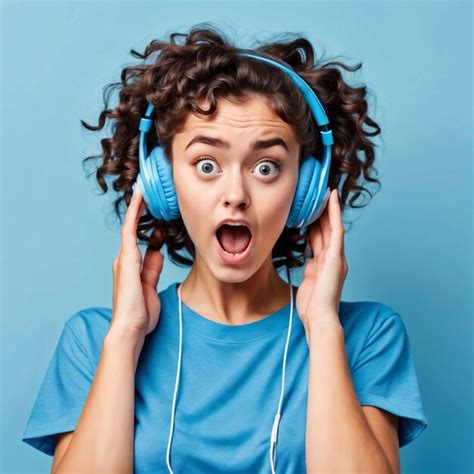 Premium Photo Girl Looks Stunned Reacts On Unexpected Offer