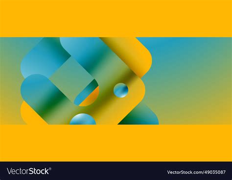 Simple Geometric Forms Dynamic Geometric Vector Image