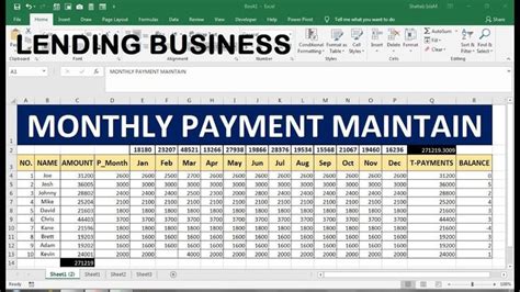Monthly Payment Schedule Excel Payment Schedule Budget Planner Budgeting