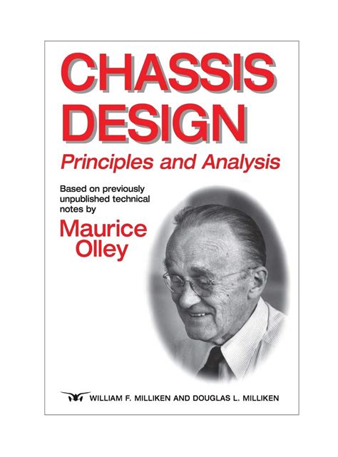 Chassis Design Milliken William F Milliken Douglas L 9780768008265