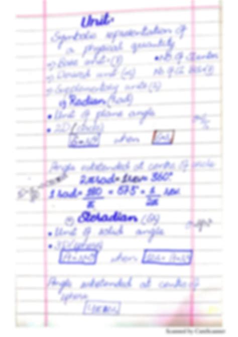 SOLUTION 11 Class Physics Chapter 1 Important Notes Measurements Study Guide Studypool