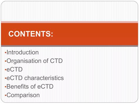 Ctd And Ectd Pptx Desktop Publishing Computer Software And
