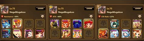 Solo R5 Teams Returning Player Rsummonerswar