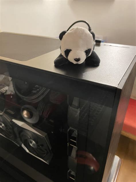 Can A Magnetic Panda Figure Sit On Top Of My Pc Like This Rpcbuild