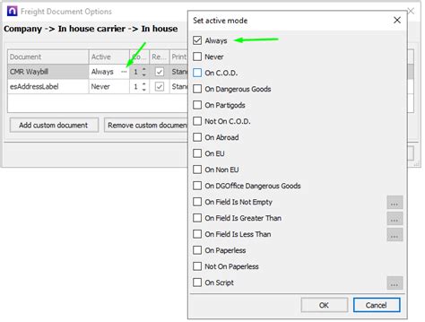 Setting Up A Custom Carrier NShift Setting Up A Custom Carrier NShift