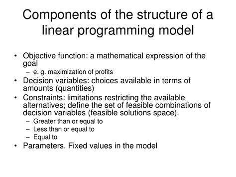 ppt linear programming powerpoint presentation free download id