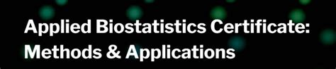 10 Best Free Biostatistics Courses Take This Course