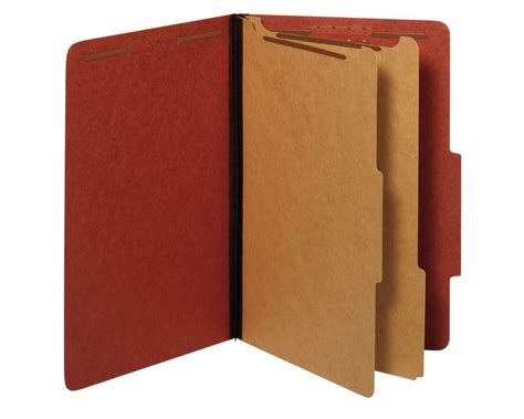 Pendaflex Classification Folders 100 Recycled 2 Dividers Embedded