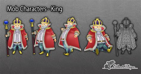 Mobcharacters King Characters Unity Asset Store