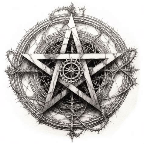 Pentagram Tattoo Design