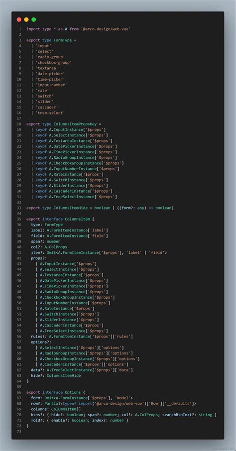 Form表单组件封装和使用vue3表单form是中后台频繁使用的组件，以下是一个基于arco Design Vue组 掘金