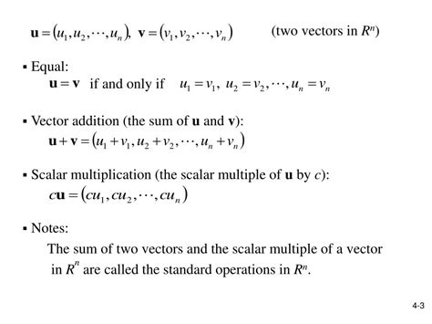 PPT 4 1 Vectors In R N PowerPoint Presentation Free Download ID 6298276