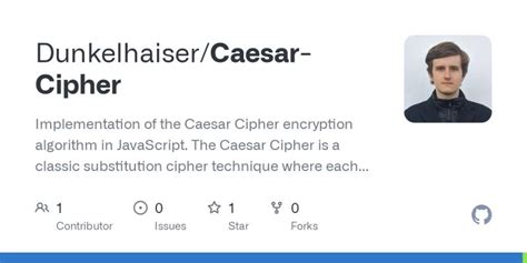 Kyrylo Tymchyshyn On Linkedin Github Dunkelhaisercaesar Cipher Implementation Of The Caesar