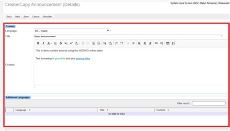 Administration Promenta Documentation