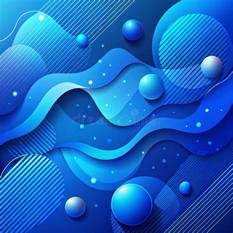 Dynamic Blue Abstract Background Stock Illustration Illustration Of Bold Vector 361518843