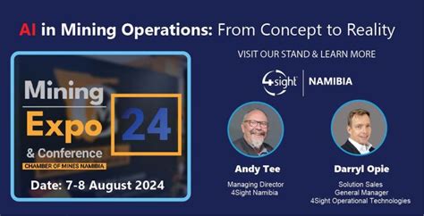 4sight Smartmining Ai Apm Apc Mes Valuechainoptimization Miningexpo2024 4sightholdings