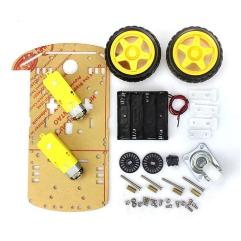 Jual Chasis Smart Car 2wd Robot Kit Set Chassis Mobil Robot 2 Wd