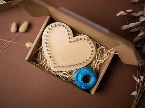 Craft Your Own Heartfelt Masterpiece Diy String Art Kit Heart Shape
