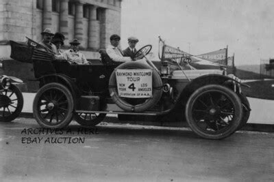 Garford Automobiles 1911 Raymond Whitcomb Tour Racing Photo Photograph