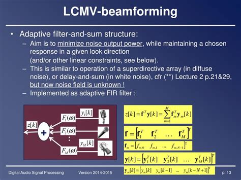 Ppt Marc Moonen Dept Eeesat Stadius Ku Leuven Marcmoonenesat