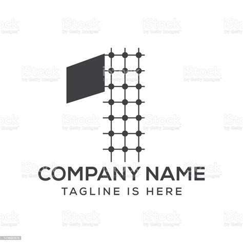 편지 1 건축 로고 디자인 부동산 아이콘 건축가 및 건설 기호 벡터 템플릿 개발에 대한 스톡 벡터 아트 및 기타 이미지 개발 건물 외관 건설 산업 Istock