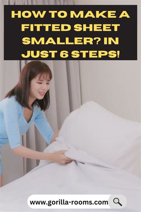 How To Make A Fitted Sheet Smaller In Just Steps Queen Size Sheets Sewing Fitted Sheets
