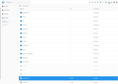 Large Backup Zigbee Files Zigbee Home Assistant Community