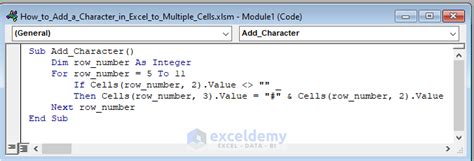How To Add A Character In Excel To Multiple Cells Design Talk