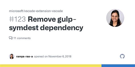 remove gulp symdest dependency · issue 123 · microsoft vscode extension vscode · github