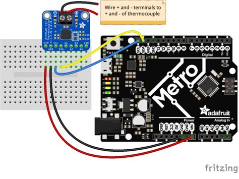 Arduino Adafruit Mcp9600 I2c Thermocouple Amplifier Adafruit