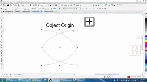 Corel Draw Tips And Tricks Object Origin And The Plus Key Youtube