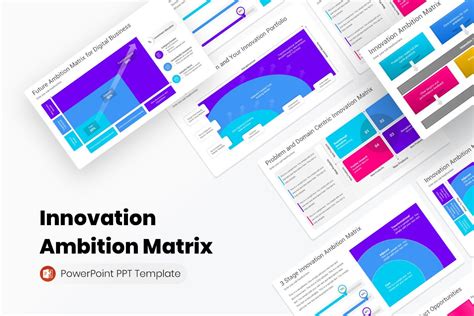 Innovation Ambition Matrix Powerpoint Template Designs Nulivo Market