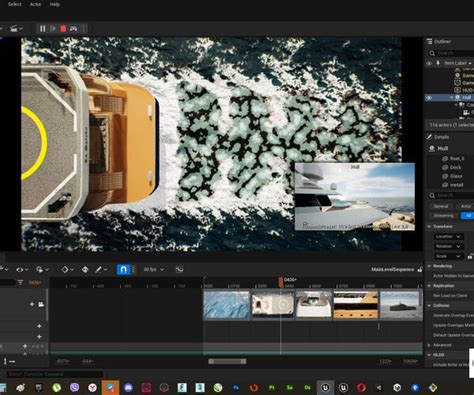 Artstation Unreal Engine Water Foam Ocean And Yacht Project Game