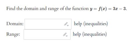 Solved Determine The Domain Of The Function F X X37 Chegg Com