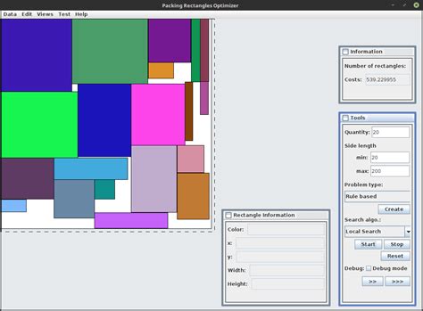github danielroth1 packingrectanglesoptimizer different methods of