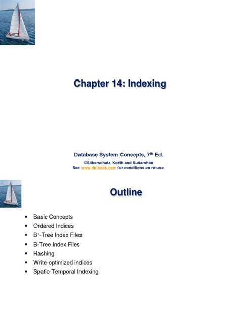 Chapter 14 Indexing Database System Concepts 7 Ed Pdf Database