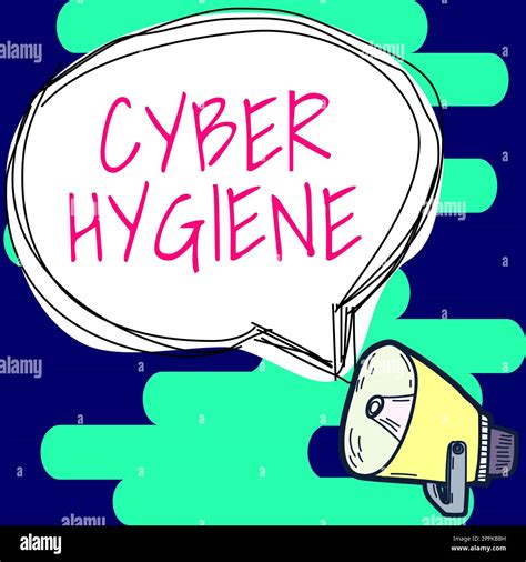 Text Caption Presenting Cyber Hygiene Business Concept Steps That