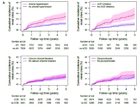 A Cumulative Incidence Plots For Scleroderma Renal Crisis Src Download Scientific Diagram