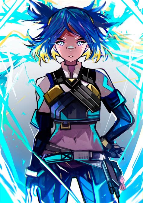 Neon Valorant Drawn By Tarbo Exxxpiation Danbooru