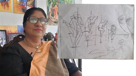 ප්‍රකාශන චිත්‍ර ඇදීම ආරම්භය රූප සංරචනය චන්ද්‍රානි සුදුමැණිකේ Sudumanike Wijesooriya Art