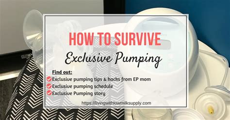 Surviving Exclusive Pumping Tips And Pumping Schedule From An Ep Mom