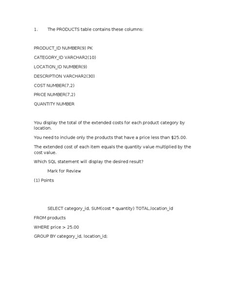 oracle pdf sql table database