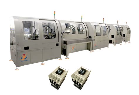 Ac Connector Contactor Automatic Assembly Manufacturing Machine Line