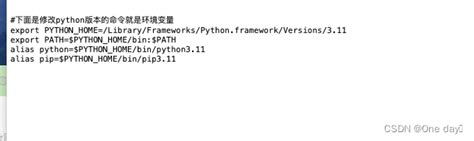 Mac中如何更换终端默认的python版本mac自带python版本怎么更换 Csdn博客
