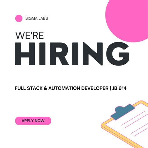 Hiring Fullstackdeveloper Automation Jobopportunity Developers Majd Sharara