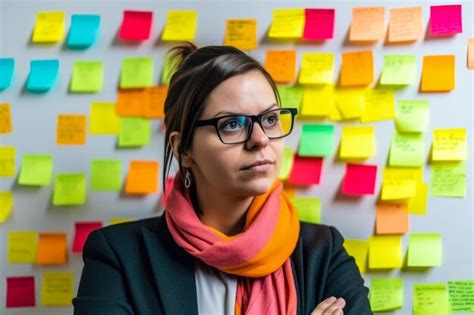 Premium Ai Image Artistic Portrait Of A Female Software Developer