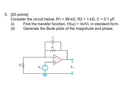 Solved 20 ﻿points Consider The Circuit Below